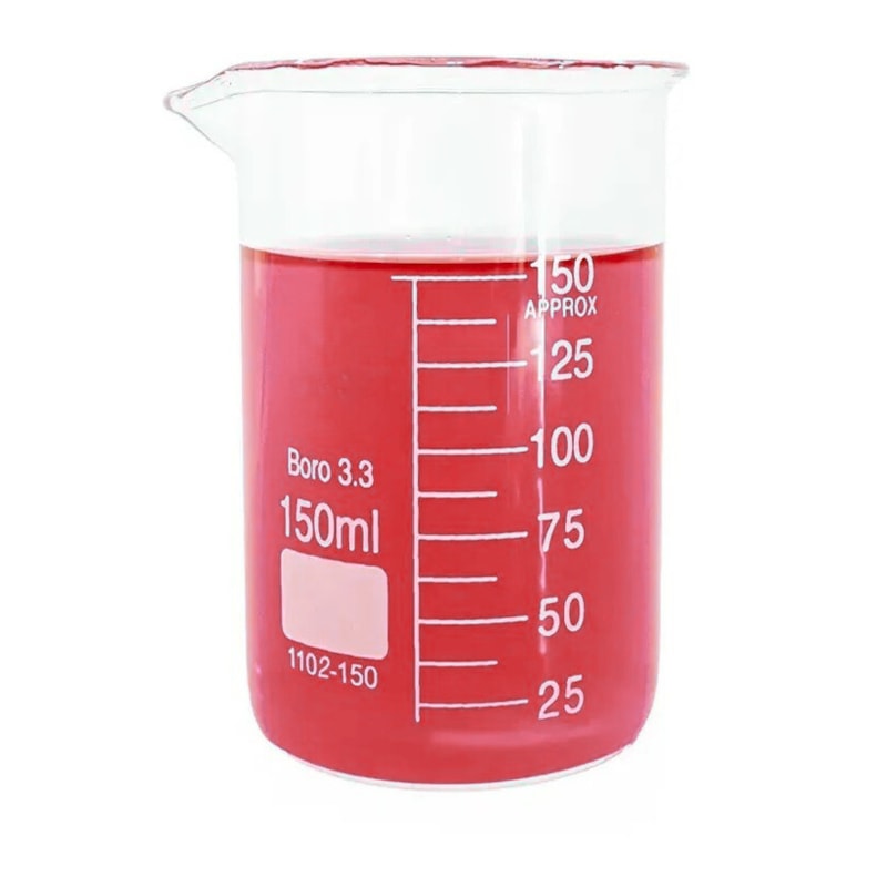 Becker Graduado Forma Alta (Berzelius) 150ml - Prolab Loja