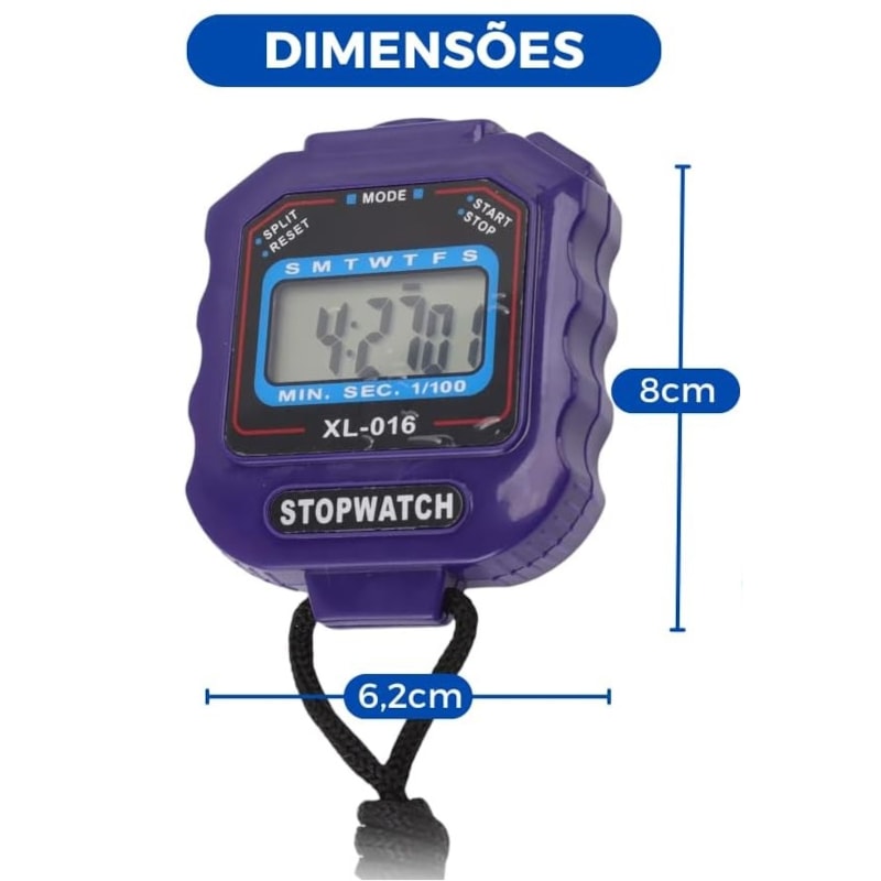 Cronômetro Digital Para Laboratório Com Alarme Resistente a Água Ionlab ...