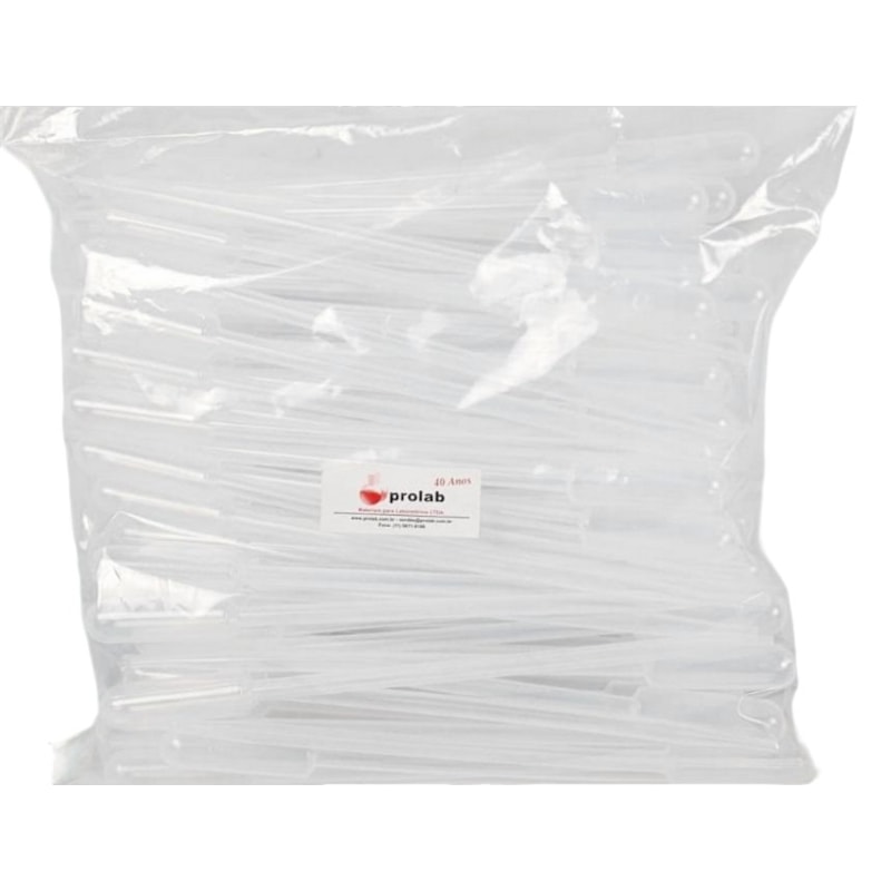 Pipeta Pasteur Descartável 10ml - Prolab Loja